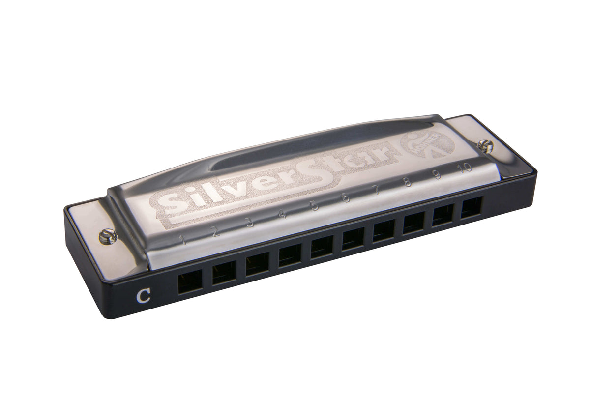 Hohner Silver Star Harp / Harmonica - Key C – Becketts Music Ltd